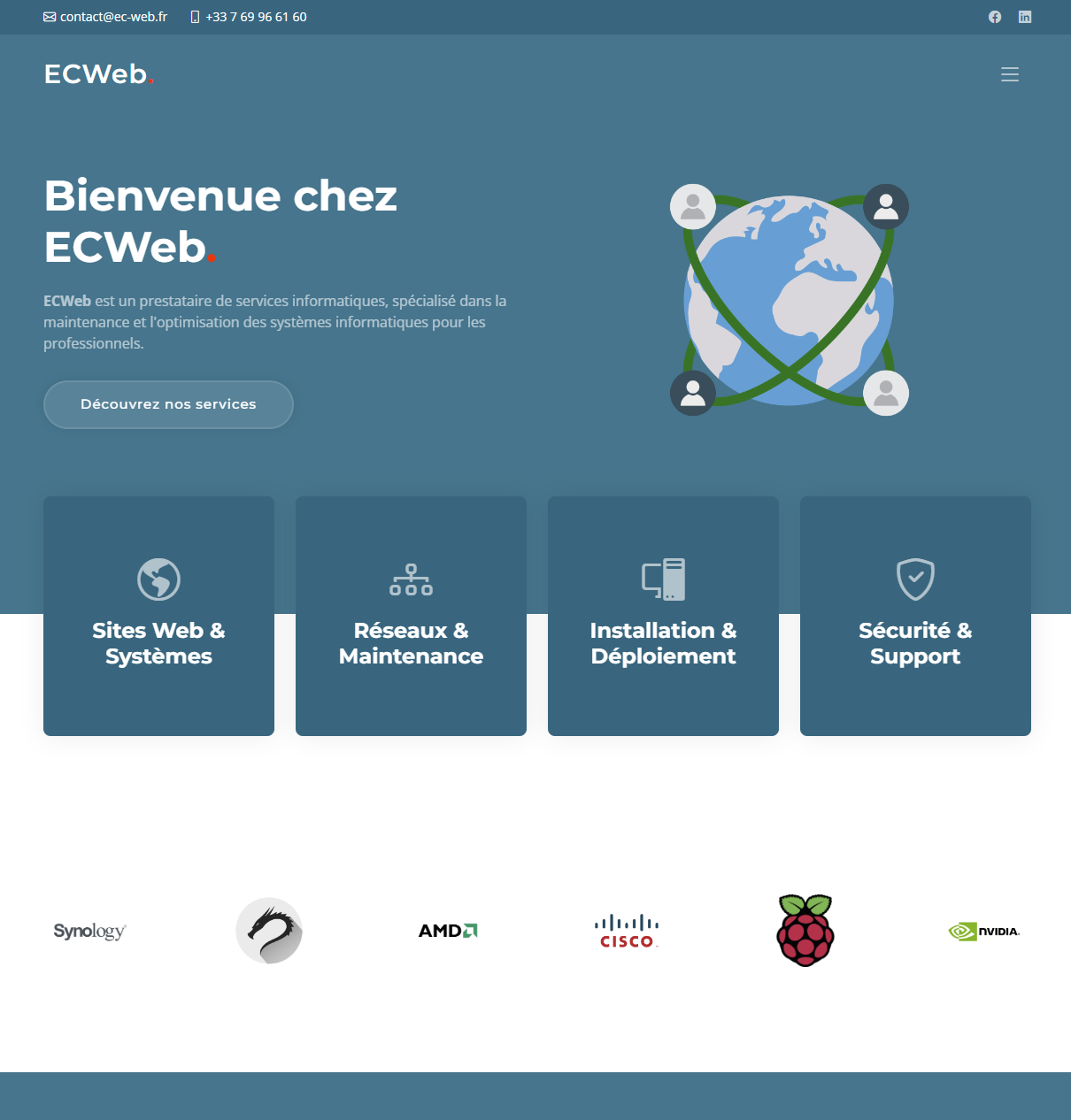 EC-Web - Services Informatiques Professionnels en Moselle | Création Web & Maintenance